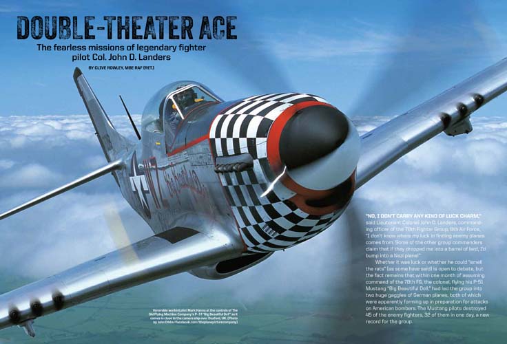 Double-Theater Ace - The fearless missions of legendary fighter pilot Col. John D. Landers ...